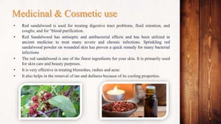 pterocarpus santalinus (RED SANDERS) THE ENDANGERED TREE | PPTX