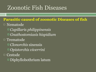 fish-borne zoonotic diseases | PPT