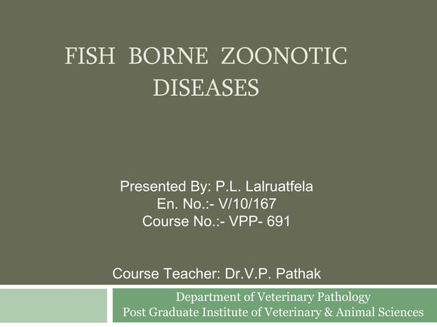 fish-borne zoonotic diseases | PPT