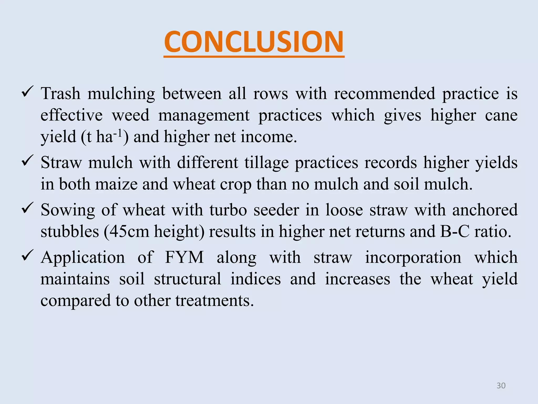 Straw management | PPTX