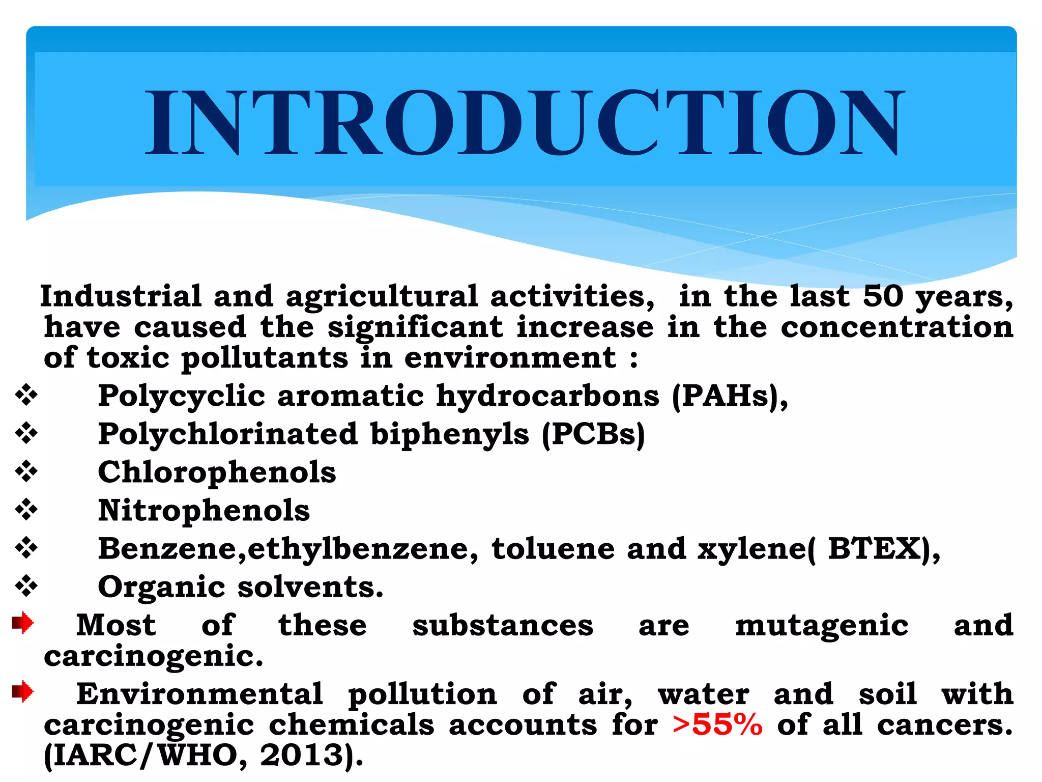 Carcinogenicity in Relation to Environmental Pollution | PPTX