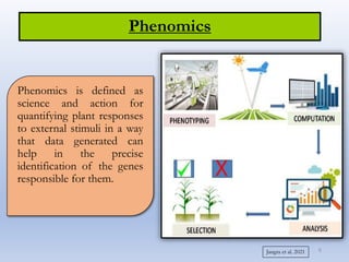 Phenomics assisted breeding in crop improvement | PPTX