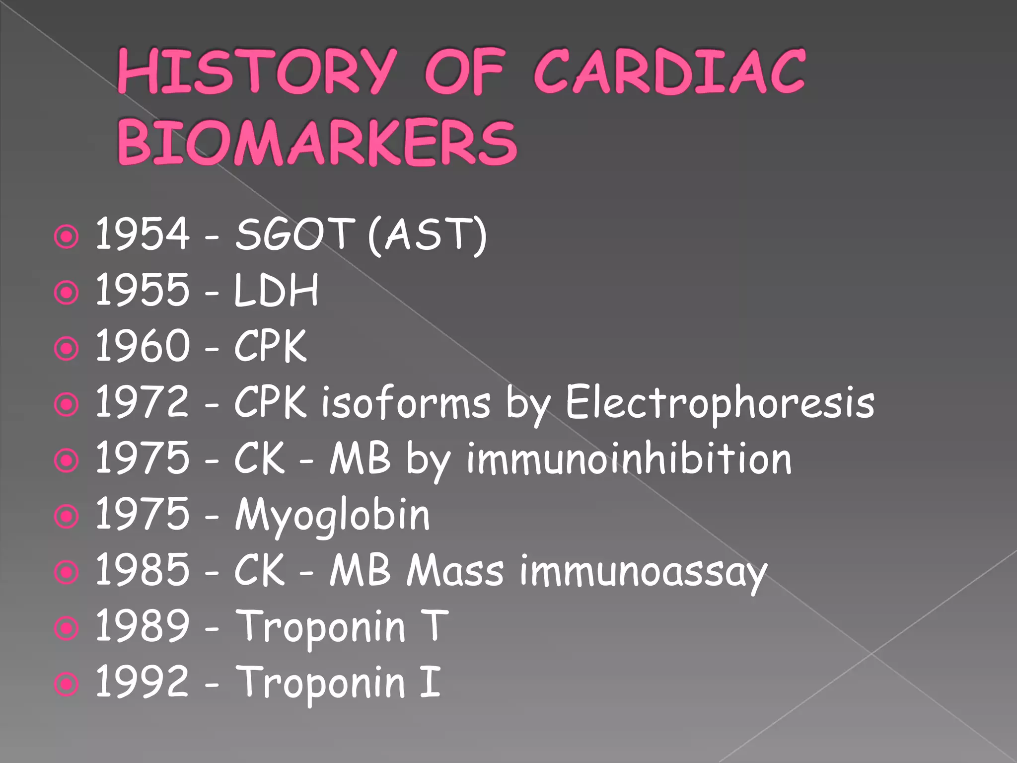 Cardiac biomarkers | PPTX