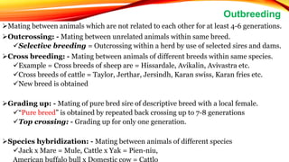 Mating System and Livestock Breeding Policy | PPTX