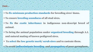 Mating System and Livestock Breeding Policy | PPTX