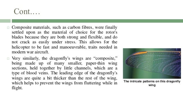 Bio-Inspiration Engineering from Insects; for Helicopters | PPTX