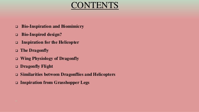 Bio-Inspiration Engineering from Insects; for Helicopters | PPTX