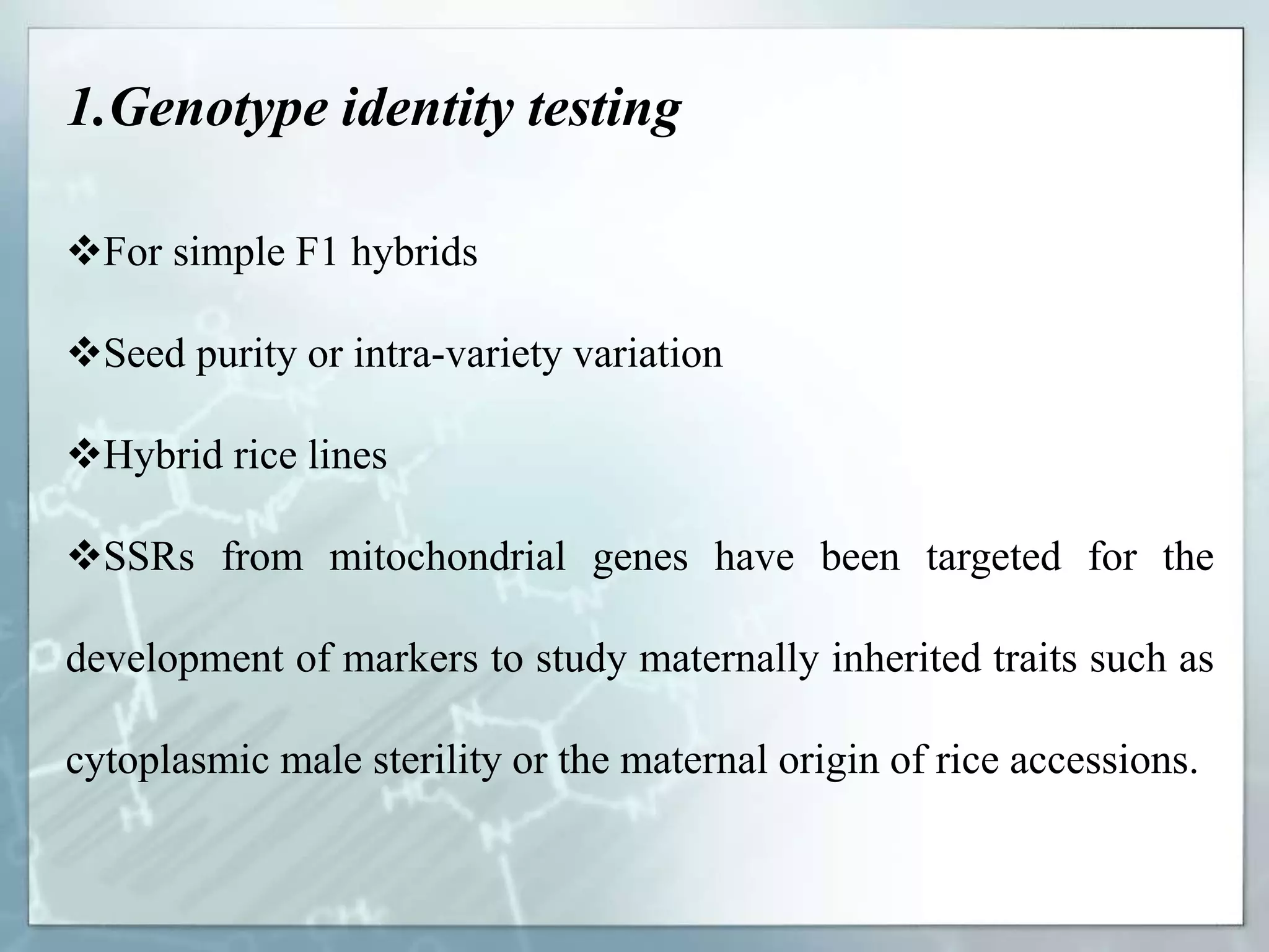 Credit seminar on rice genomics crrected | PPTX