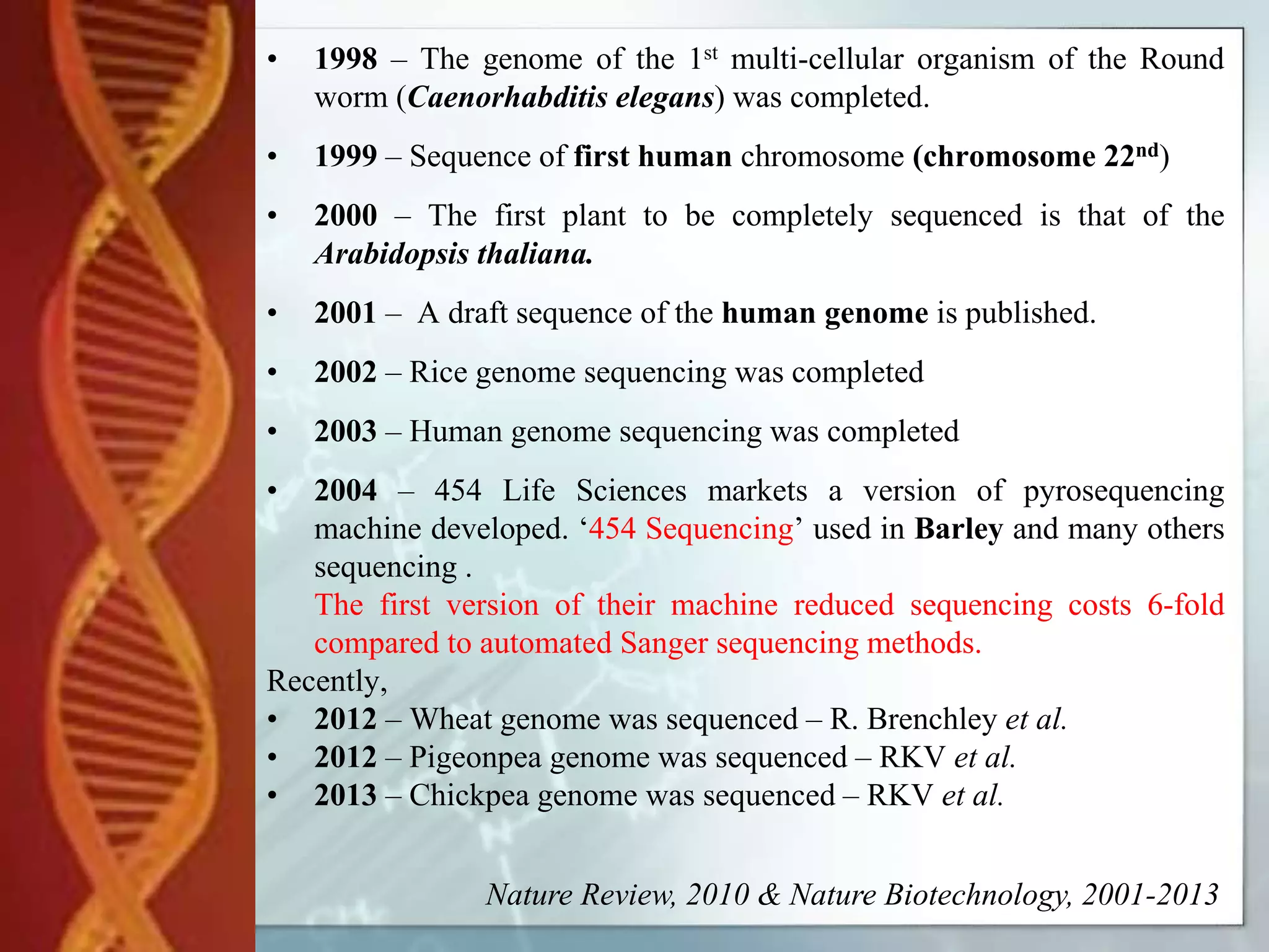 Credit seminar on rice genomics crrected | PPTX