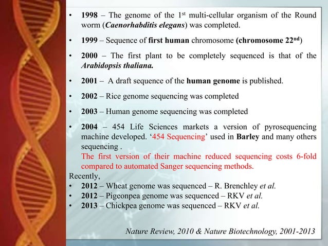 Credit seminar on rice genomics crrected | PPTX