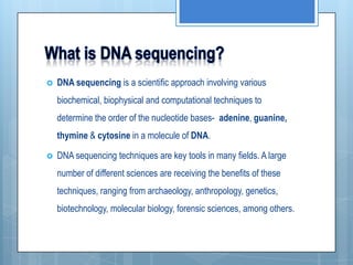 DNA Sequencing in Phylogeny | PPTX
