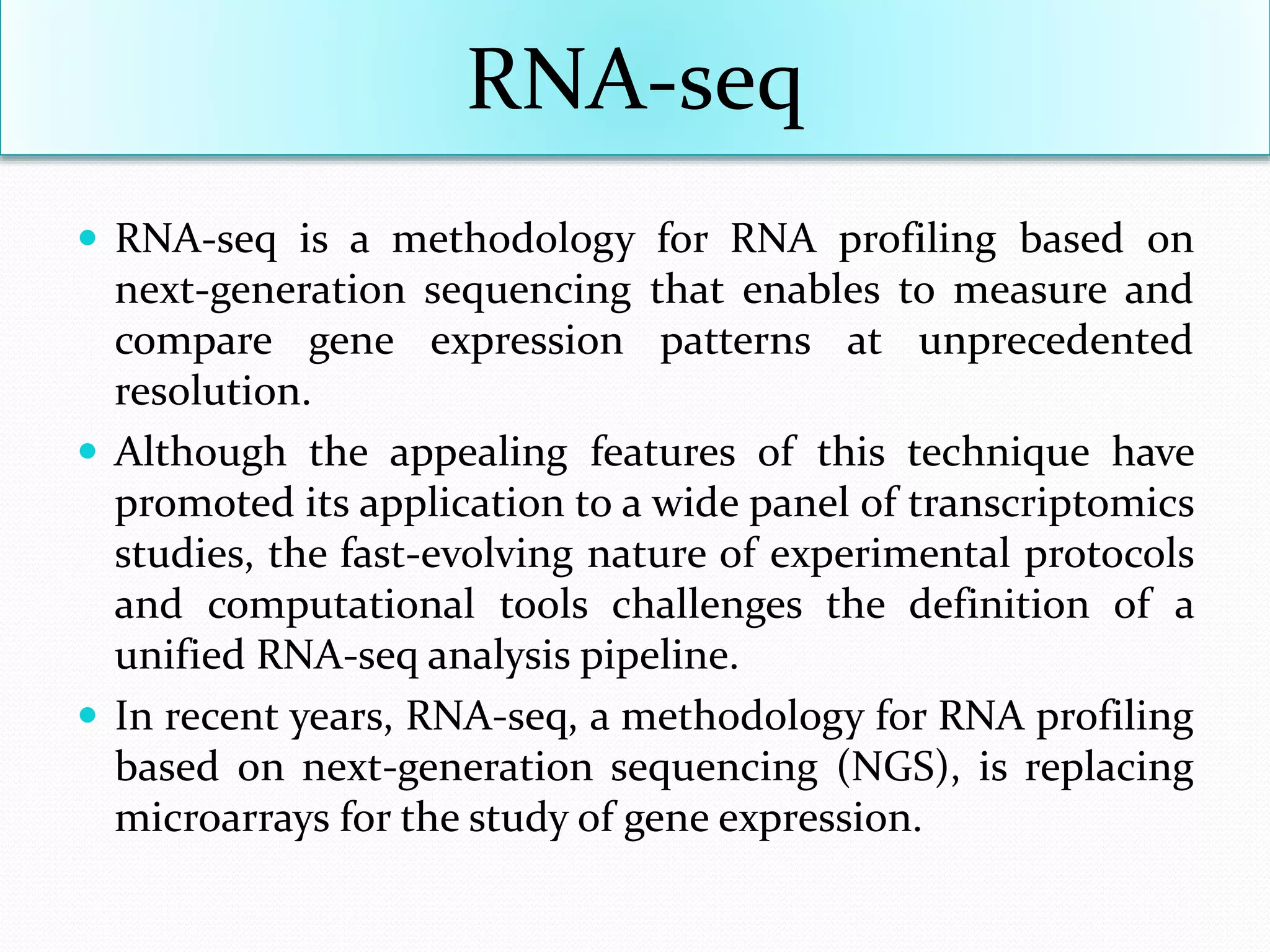 Transcriptomics: A time efficient tool for crop improvement | PPTX