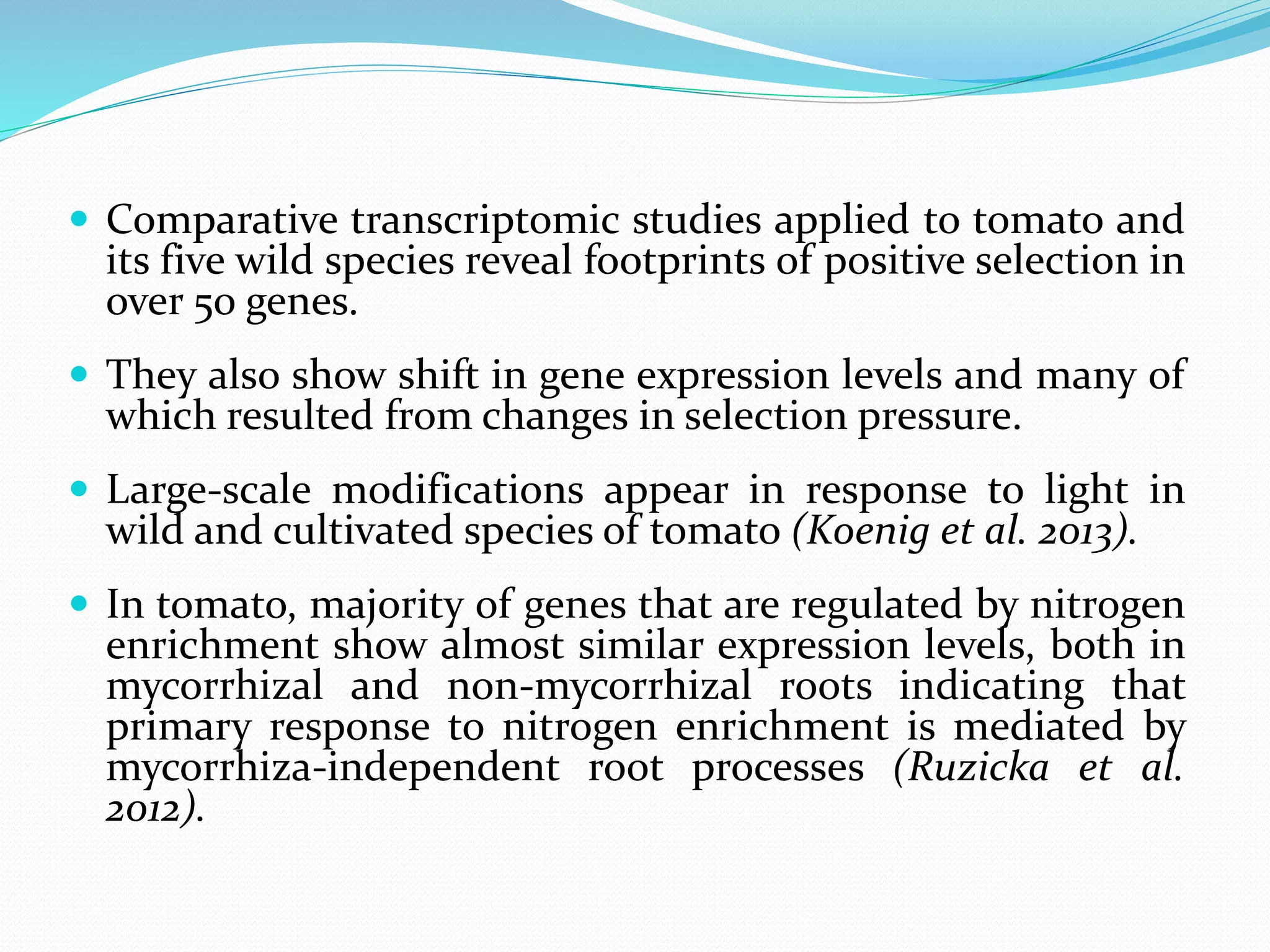 Transcriptomics: A time efficient tool for crop improvement | PPTX