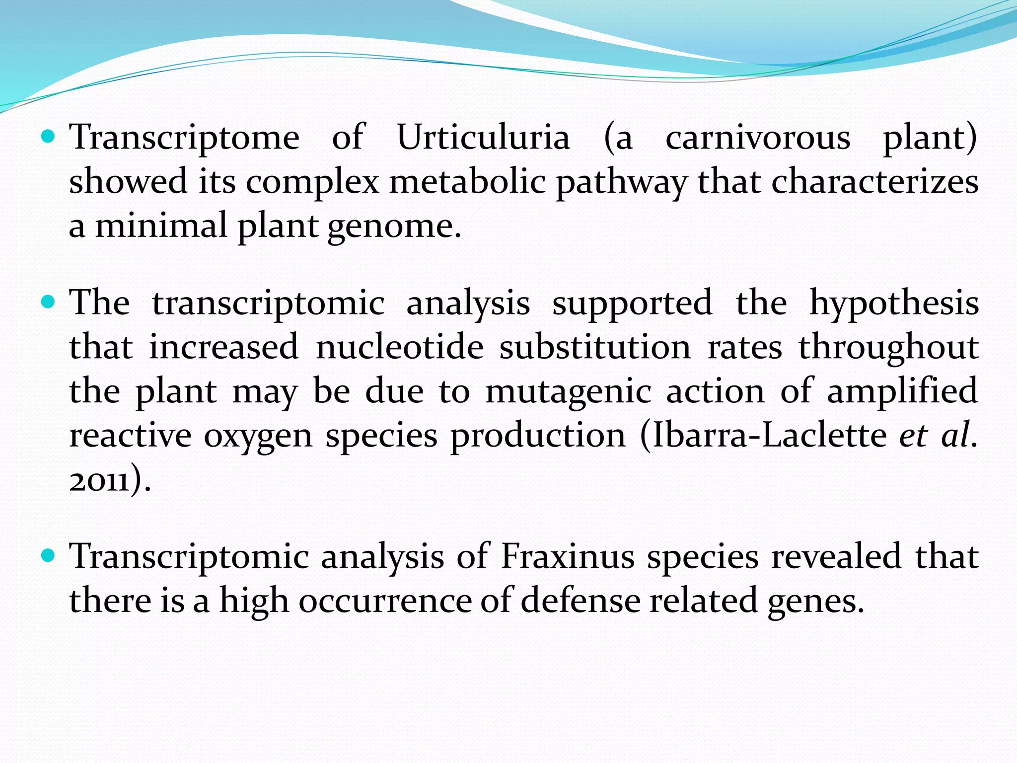 Transcriptomics: A time efficient tool for crop improvement | PPTX