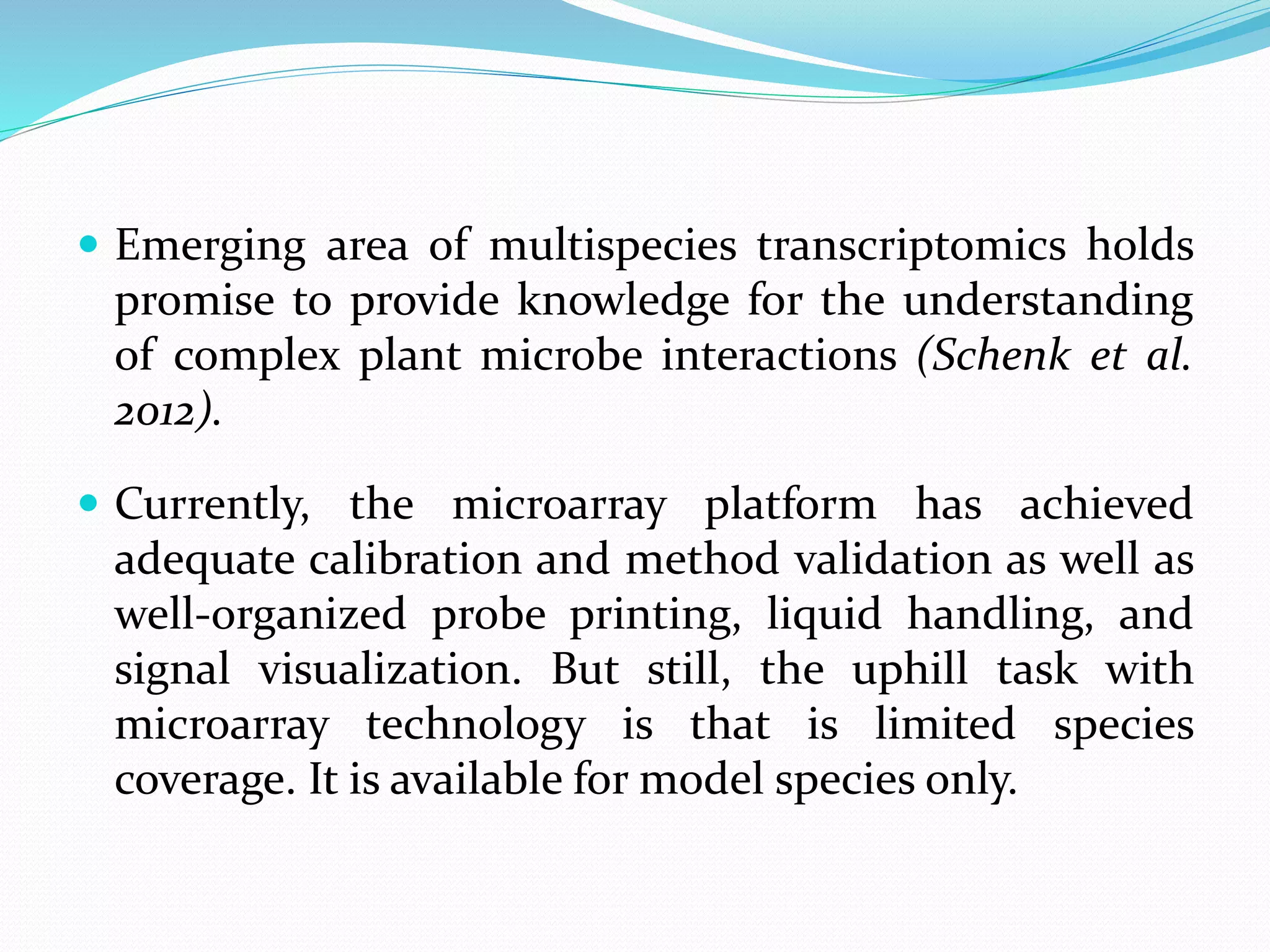 Transcriptomics: A time efficient tool for crop improvement | PPTX