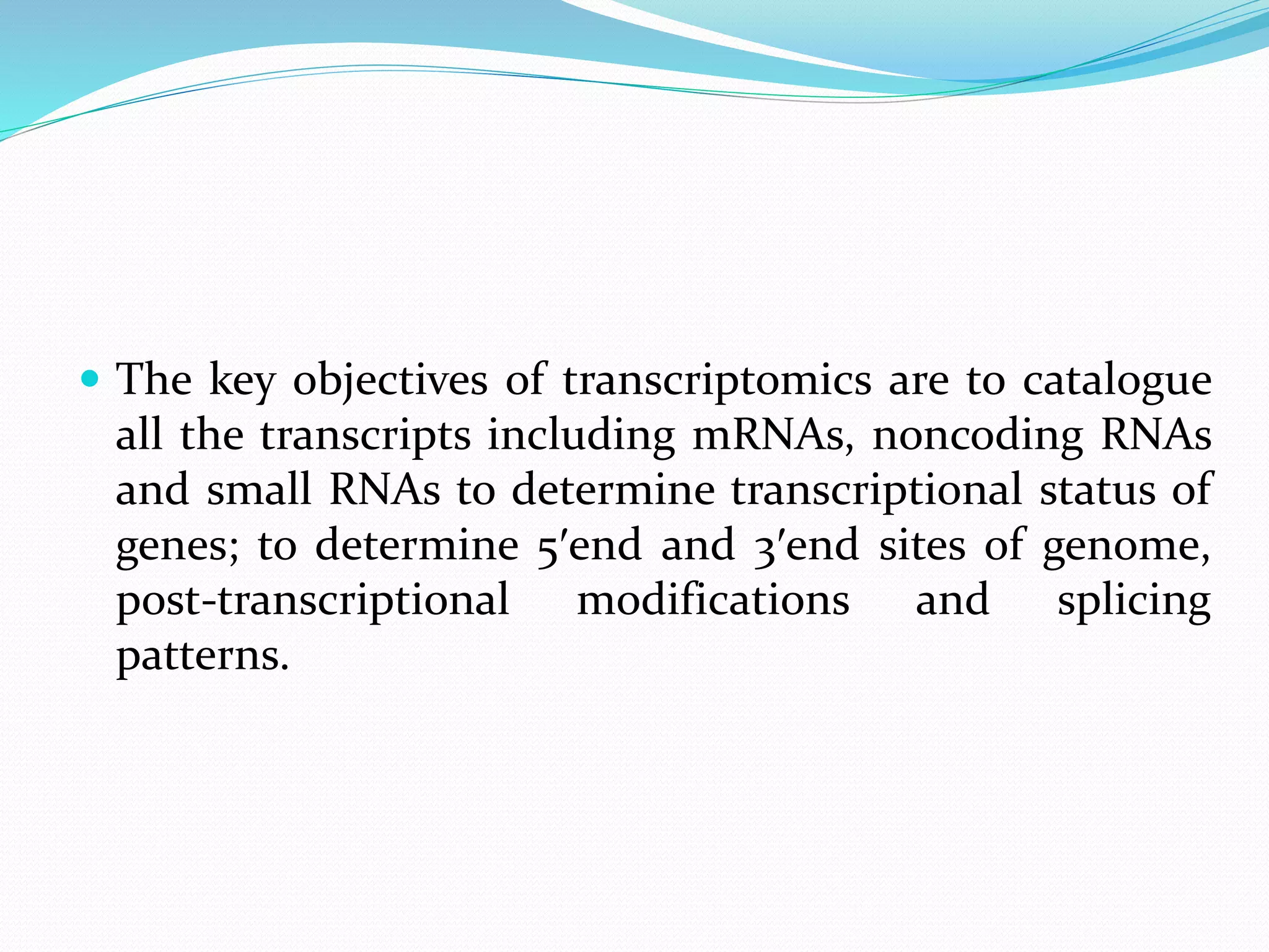 Transcriptomics: A time efficient tool for crop improvement | PPTX