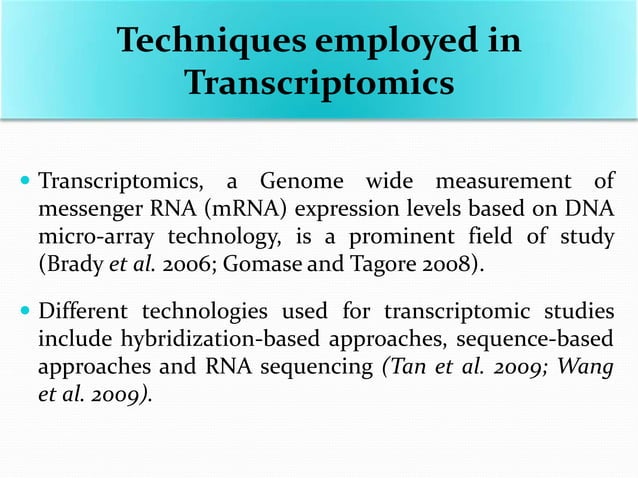 Transcriptomics: A time efficient tool for crop improvement | PPTX ...