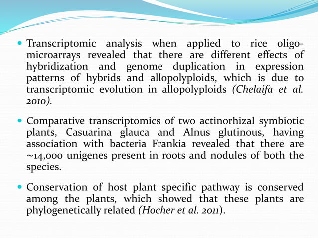 Transcriptomics: A time efficient tool for crop improvement | PPTX ...