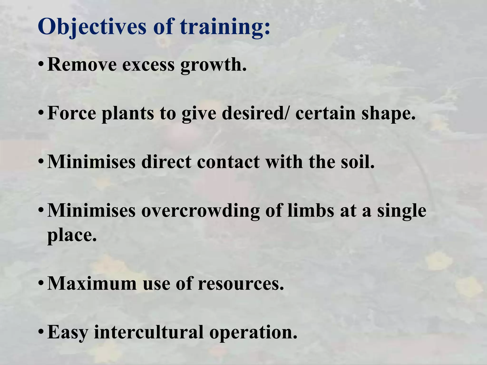 training and pruning methods of cucurbits | PPTX