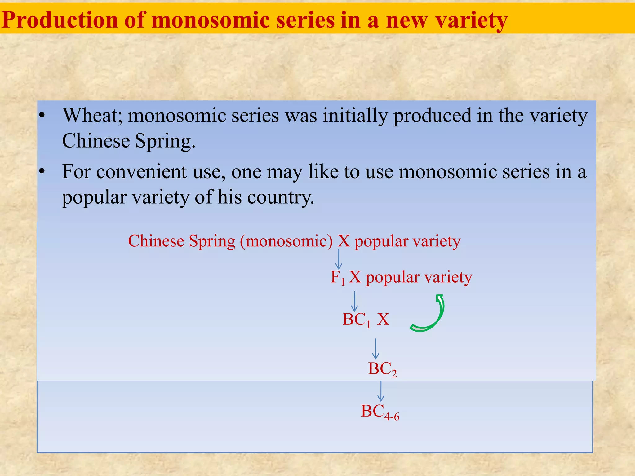 monosomics and their role in cytogenetics | PDF
