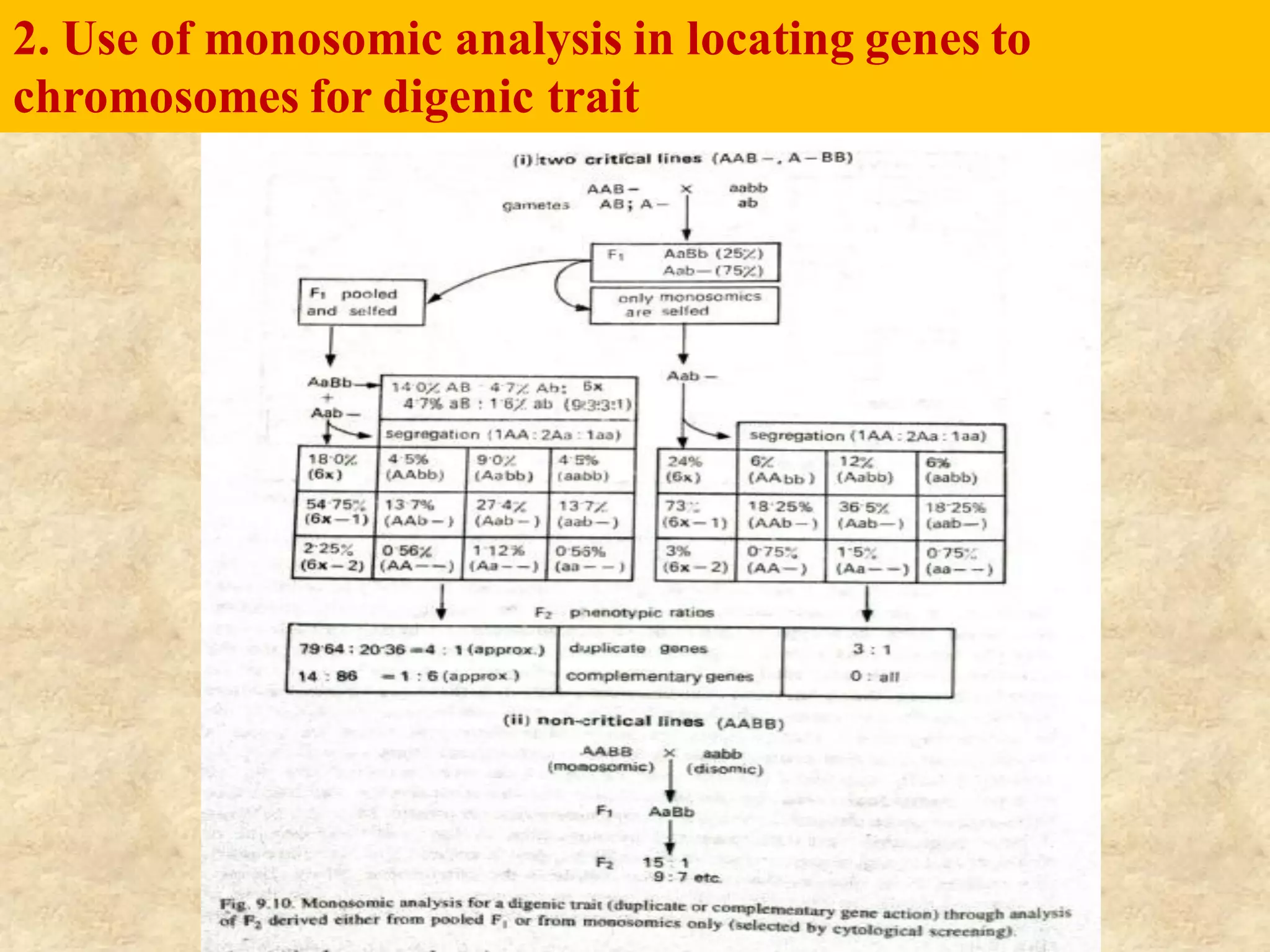 monosomics and their role in cytogenetics | PDF