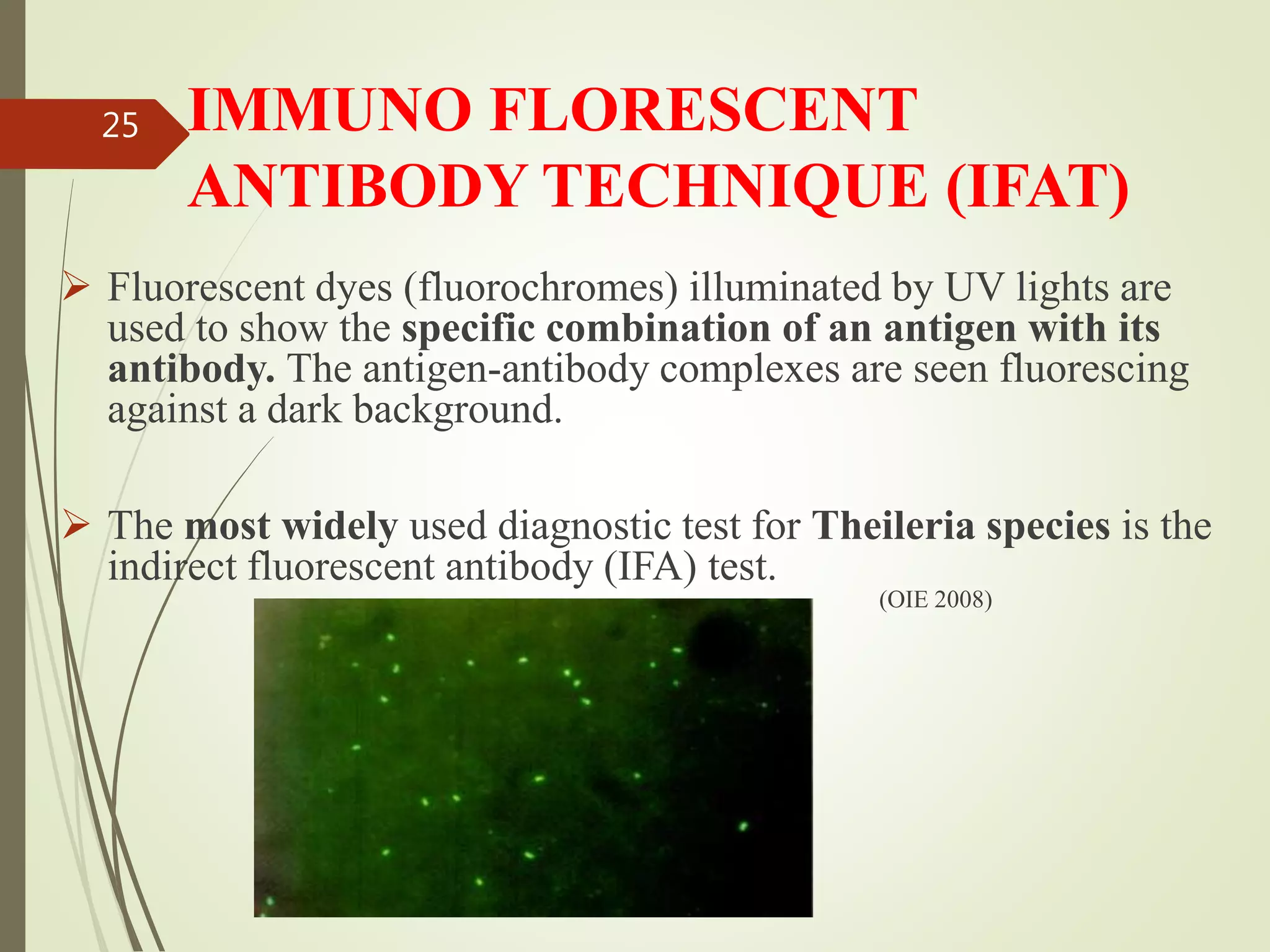 DIAGNOSTIC ADVANCES IN HAEMOPROTOZOAN INFECTIONS OF LIVESTOCK | PPTX