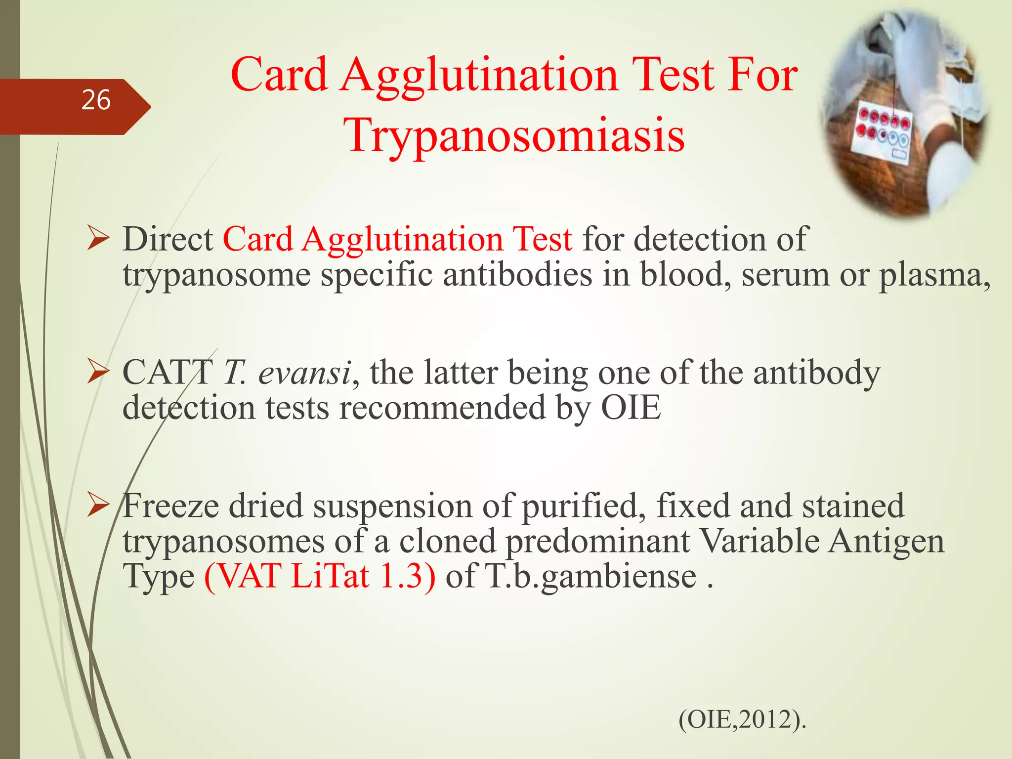 DIAGNOSTIC ADVANCES IN HAEMOPROTOZOAN INFECTIONS OF LIVESTOCK | PPTX