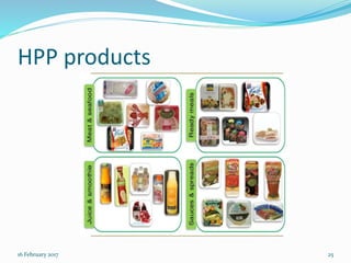 High Pressure Processing for Preservation of Meat | PPTX