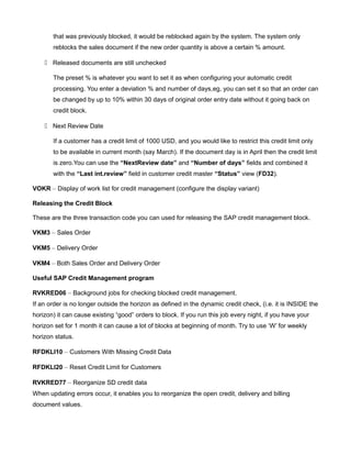 Credit setting | DOC | Credit Cards | Personal Debt