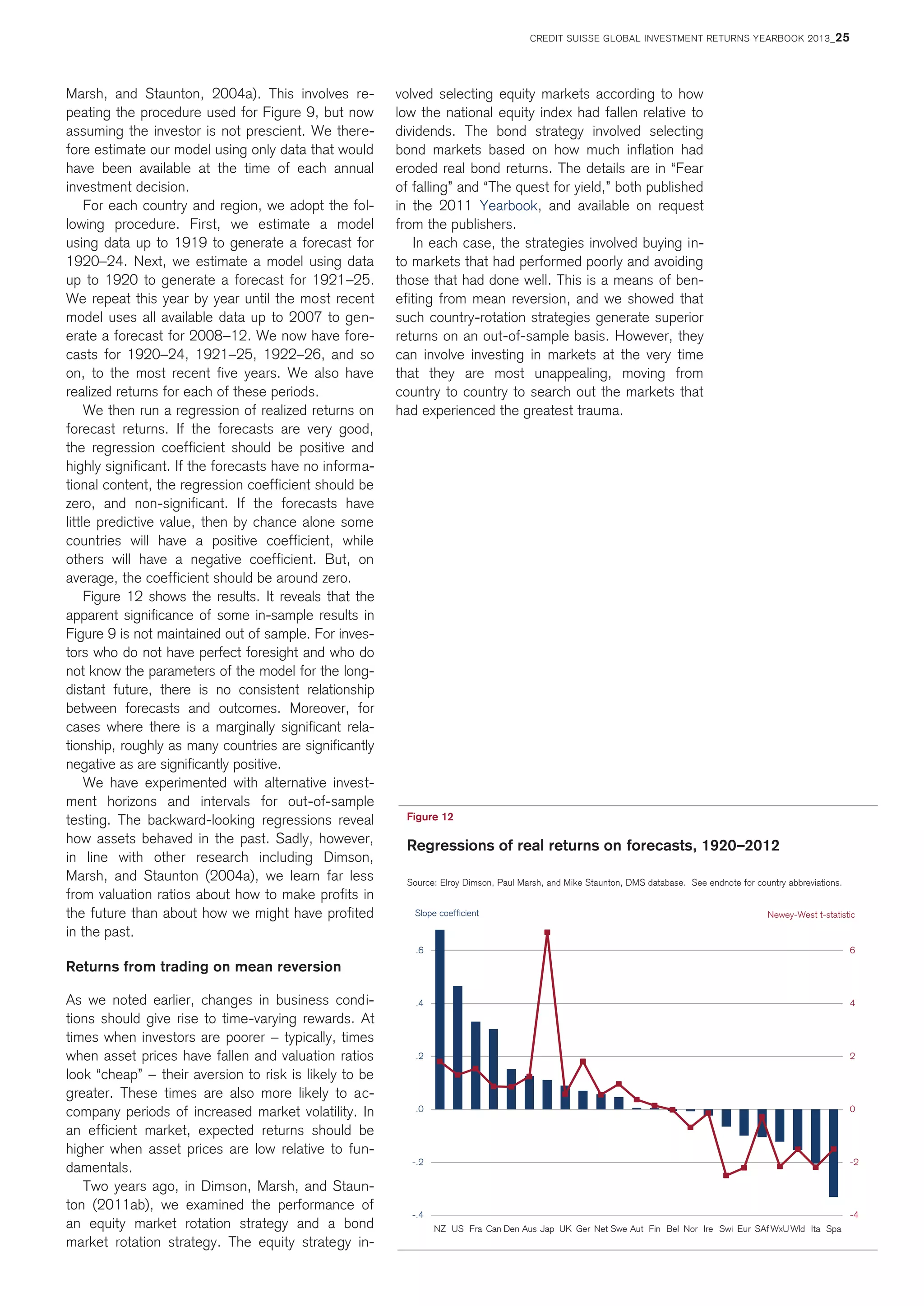 Global Investment Returns Yearbook 2013 | PDF