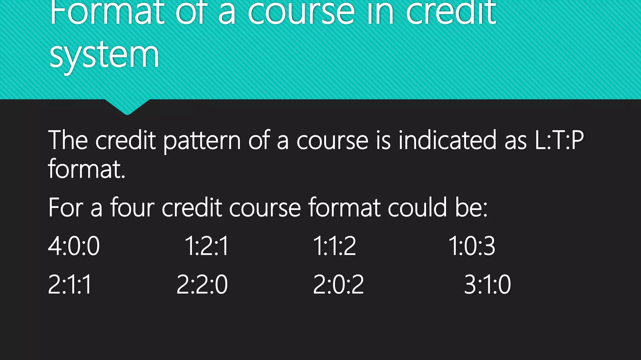 Credit system | PPTX