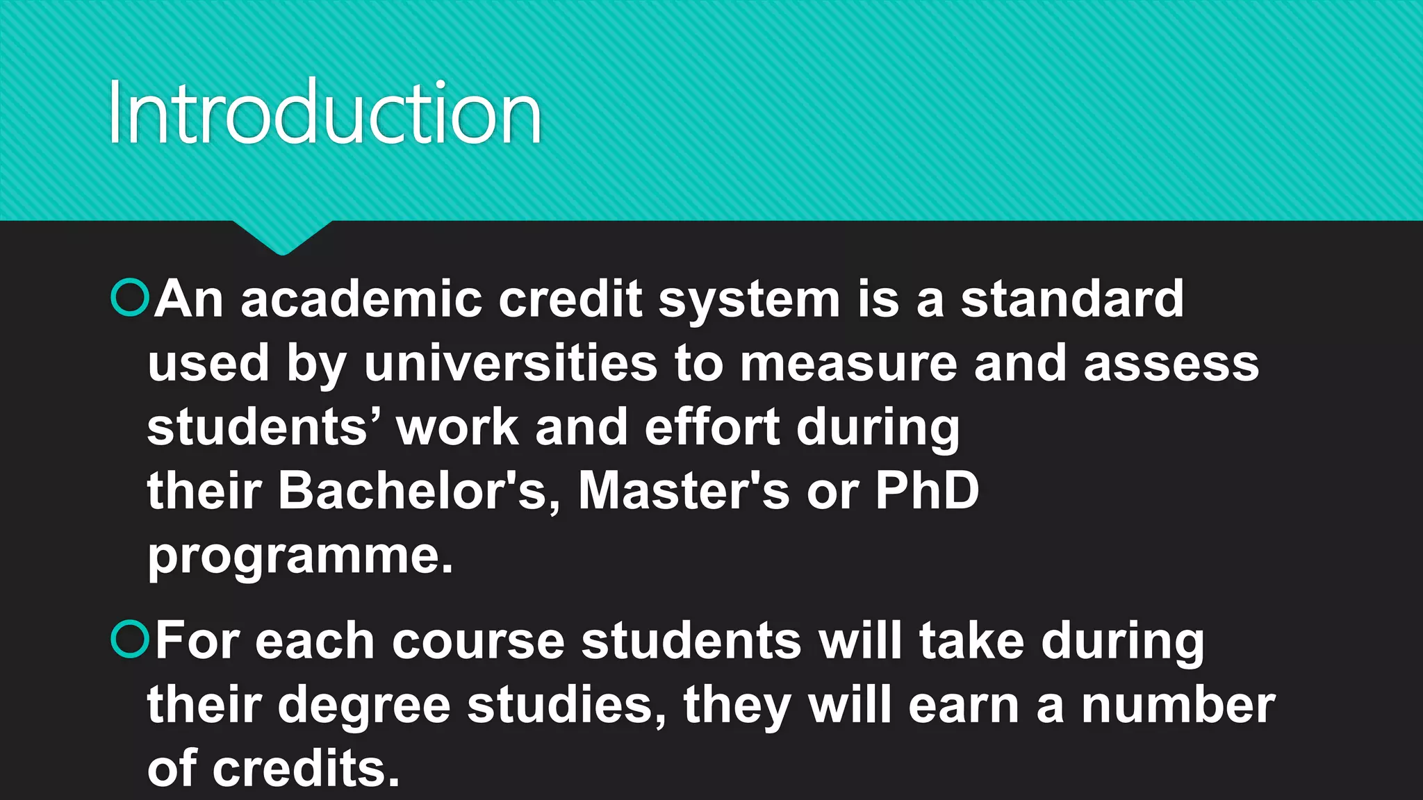 Credit system | PPTX