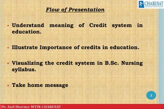 Credit System in Revised INC Syllabus.pptx