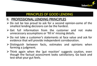 CREDIT TRAINING - APPROVER'S PERSPECTIVE 2024.ppt | Personal Loans ...