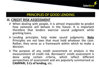 CREDIT TRAINING - APPROVER'S PERSPECTIVE 2024.ppt | Personal Loans ...