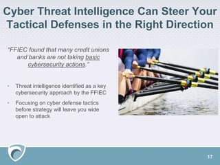 Credit Unions Caught in the Cybercrime Cross Hairs: How to Get Ahead of ...