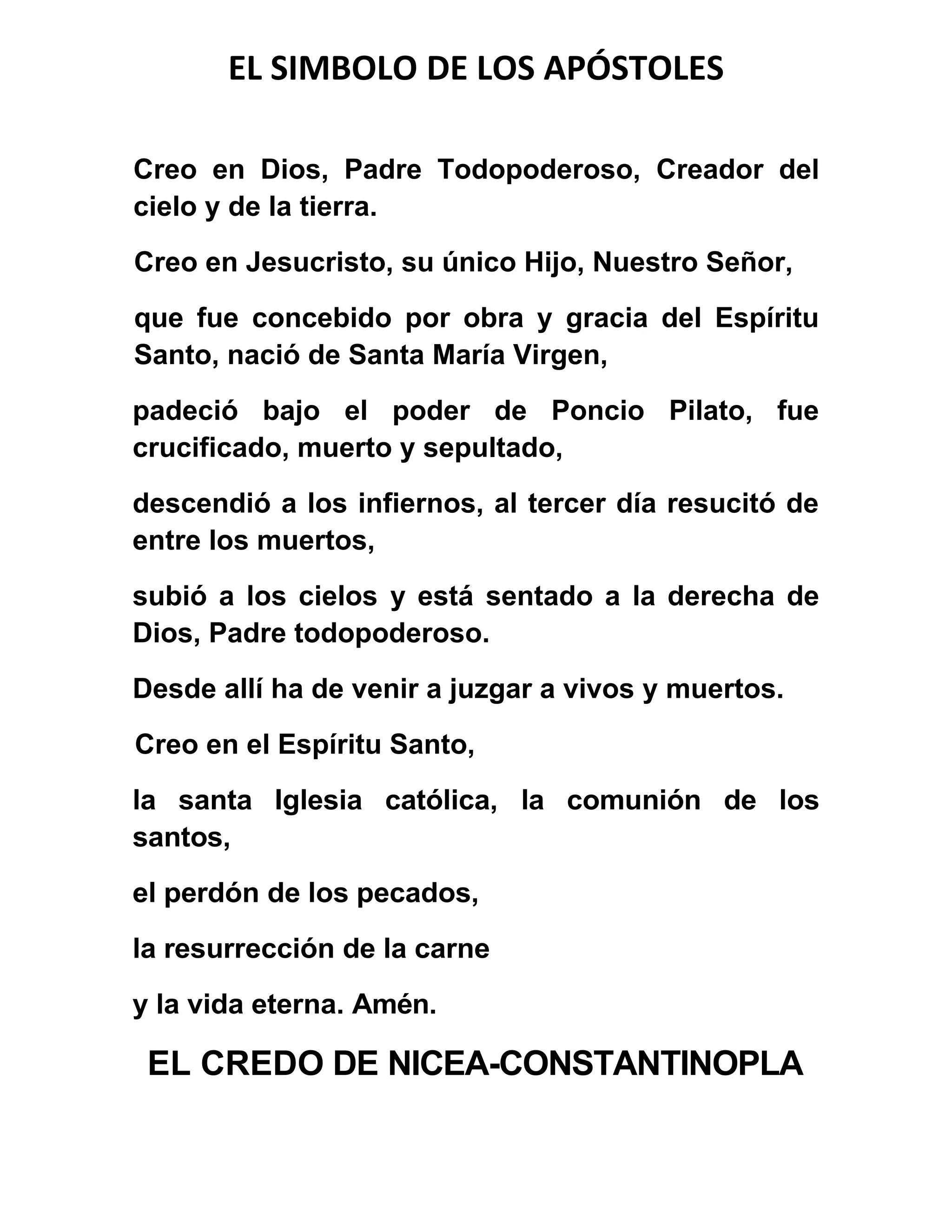 Credo | DOC