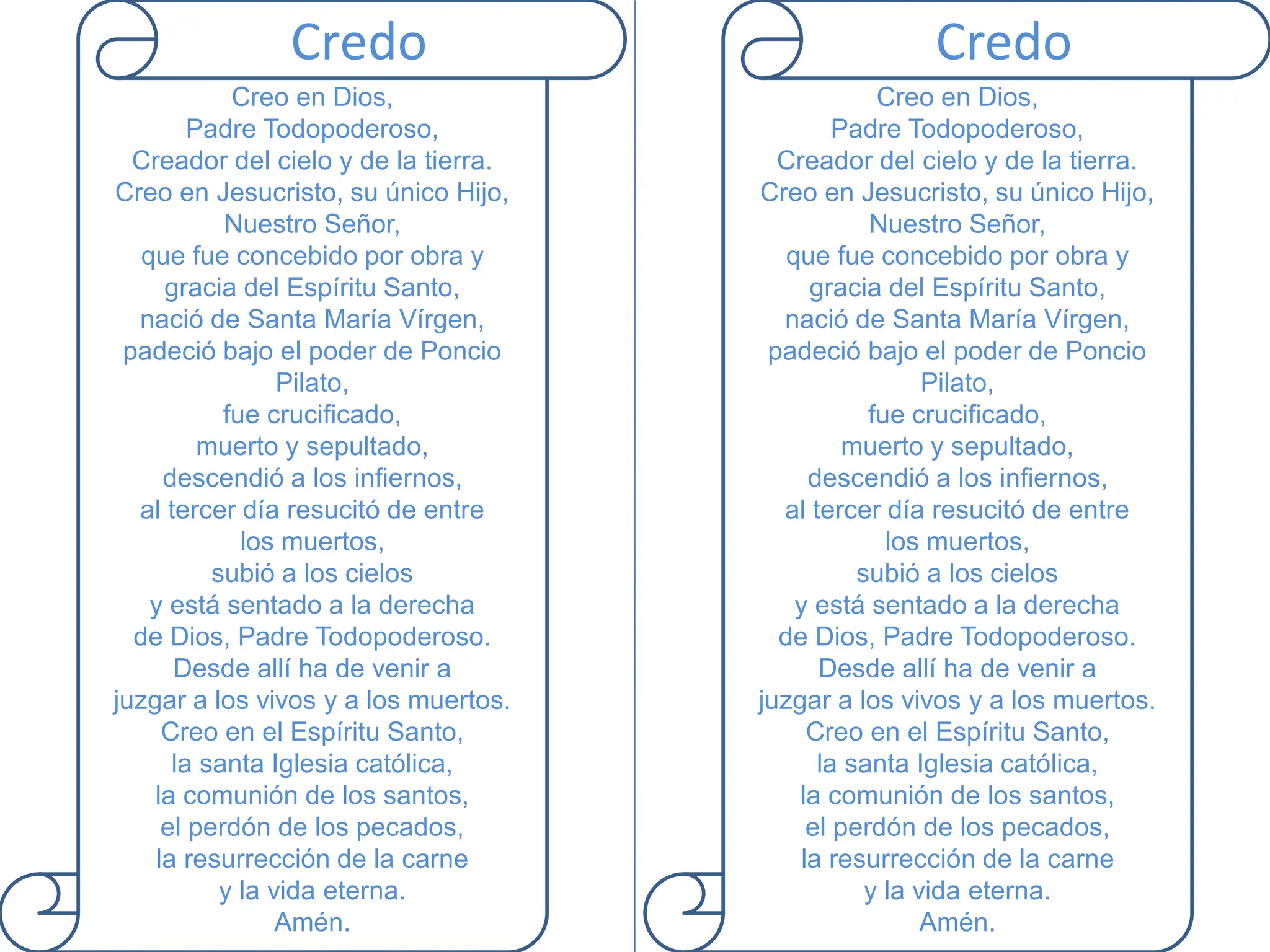 Oración del Credo para catequesis familiar | PPTX
