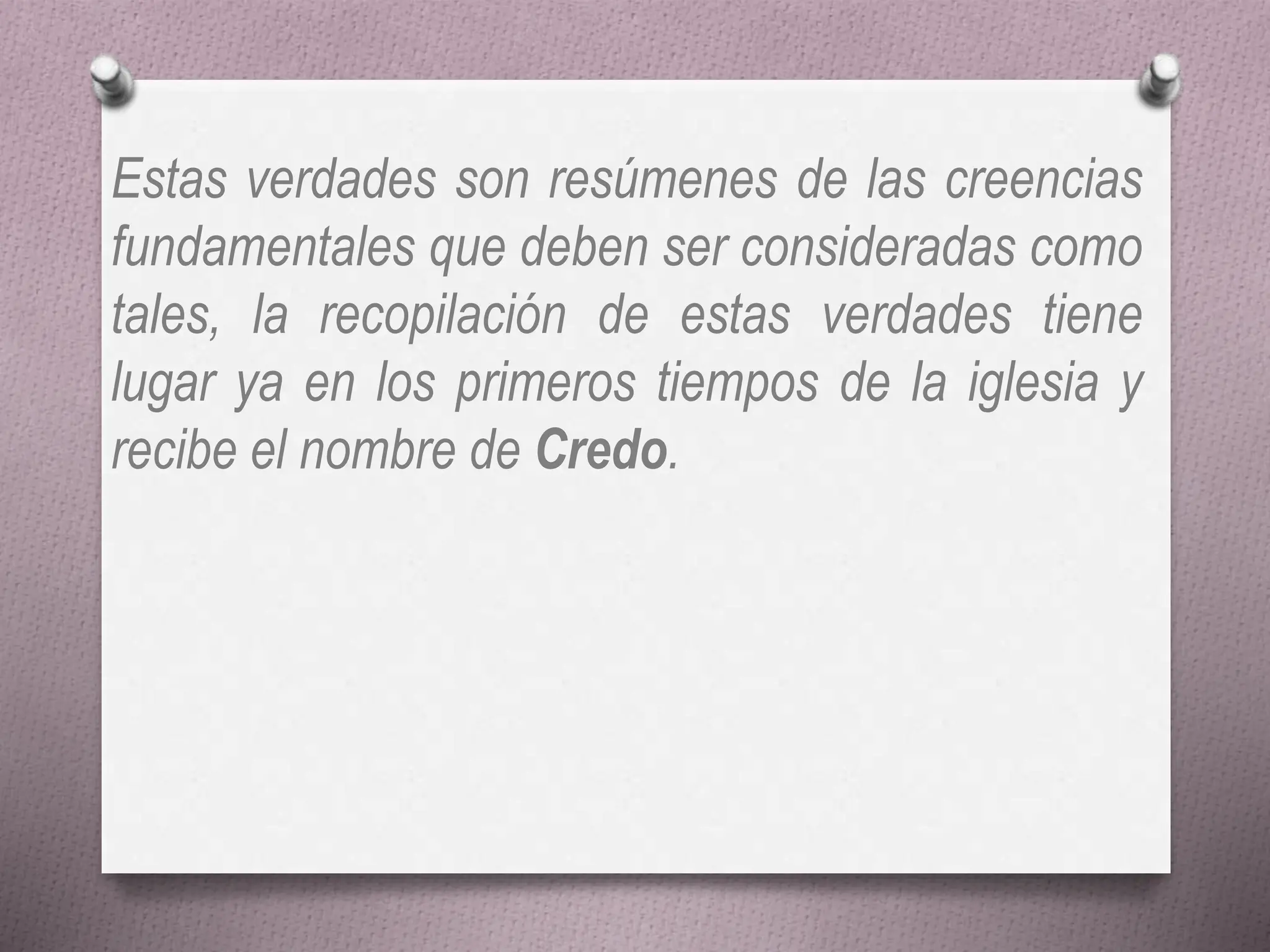 El Credo profesion de fe de los catolicos | PPT