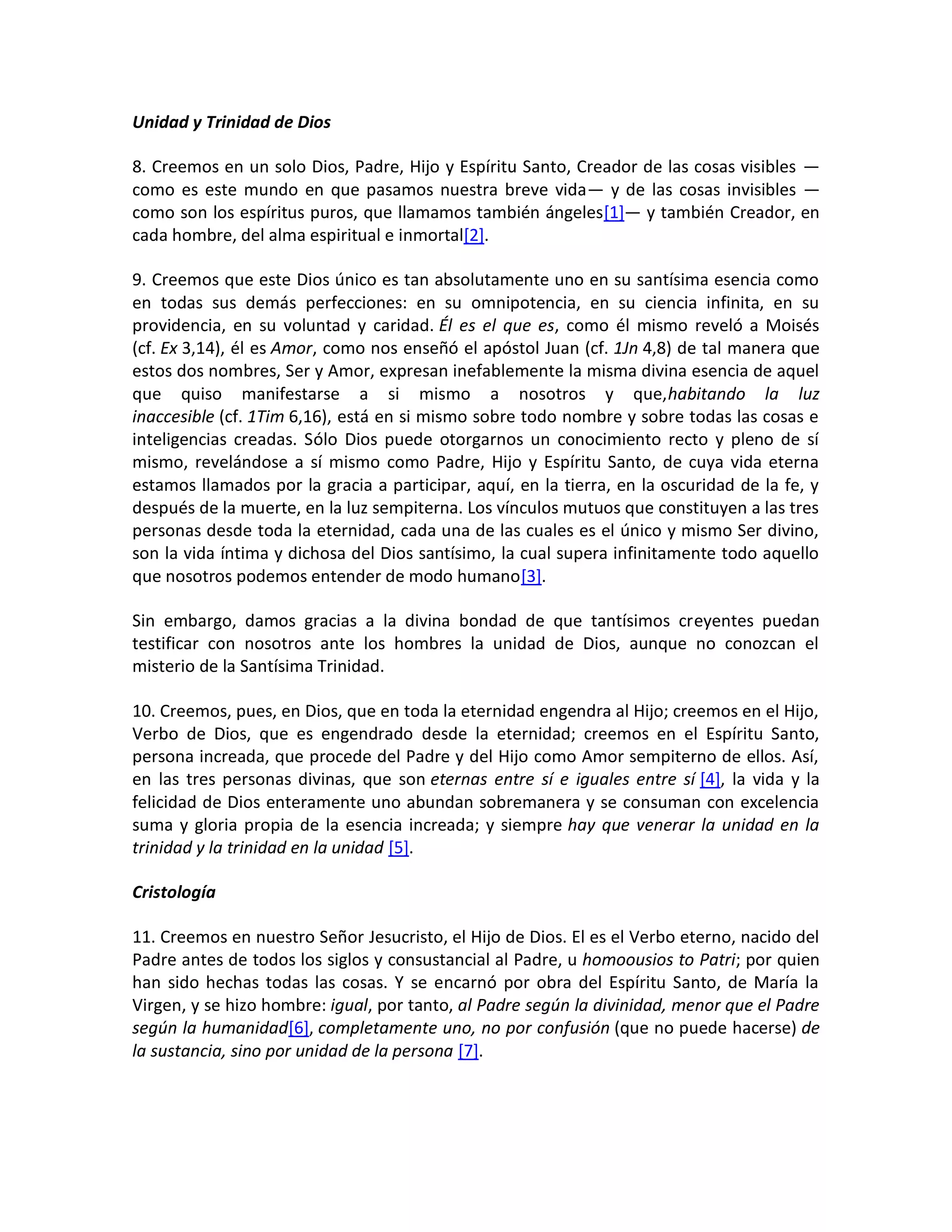 Credo del pueblo de dios | PDF | Christianity | Religion & Spirituality