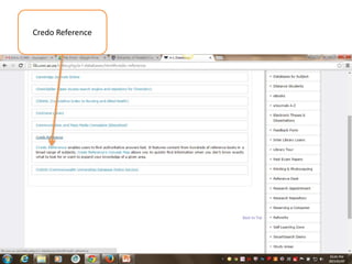 Credo reference.pptx gerald | PPT