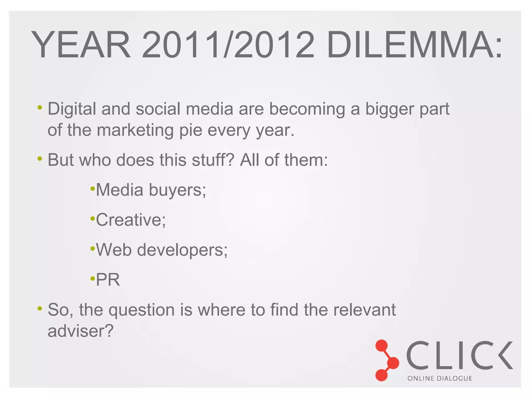 What is CLICK? | PPT | Social Networking | Internet