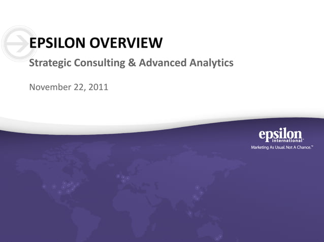 Epsilon Credentials 2011 | PPT