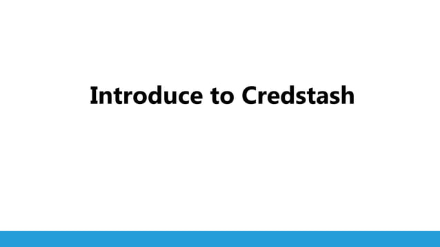 Introduce to Credstash | PPT