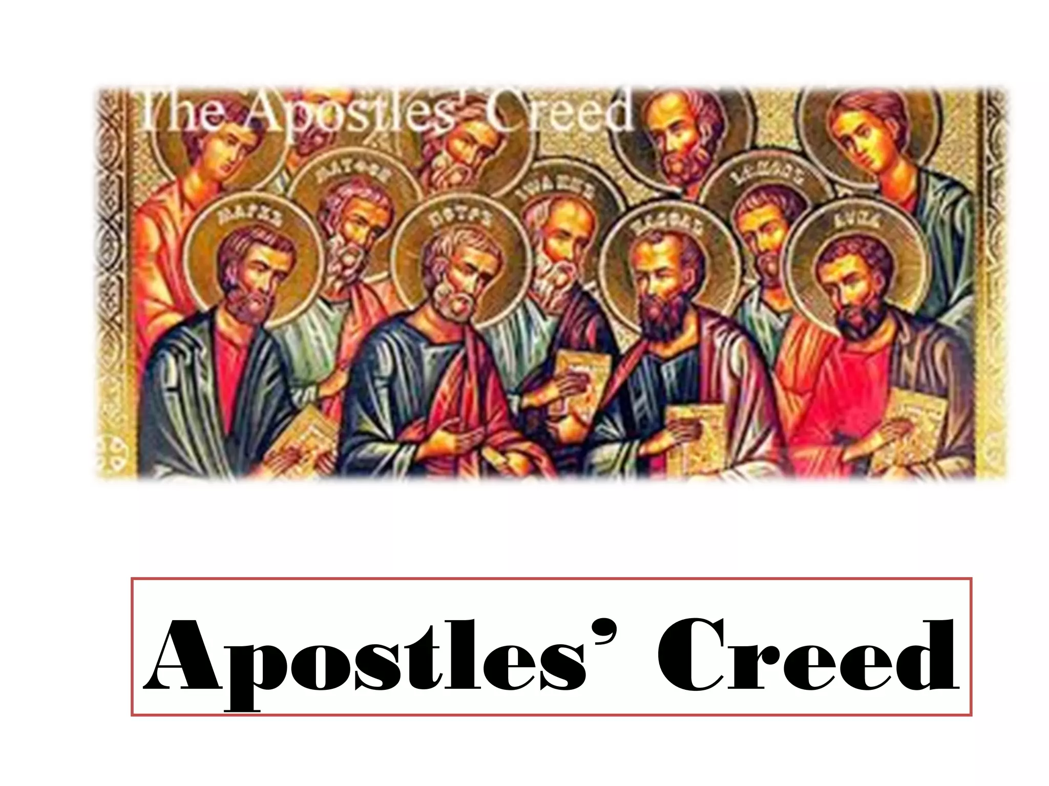 Apostles Creed | PPT