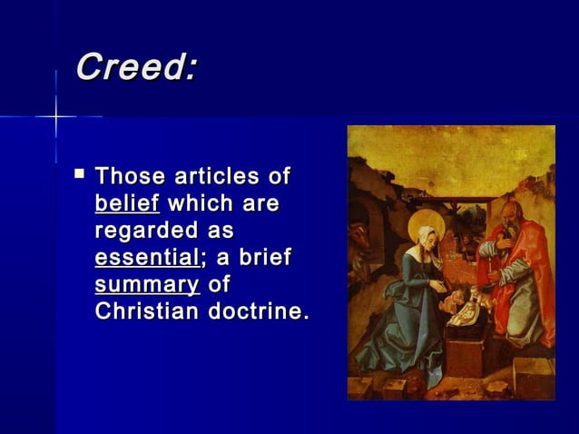 The Catholic Creed | PPT