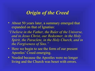 A Study of The Apostles' Creed | PPT