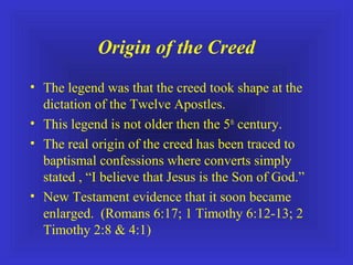A Study of The Apostles' Creed | PPT
