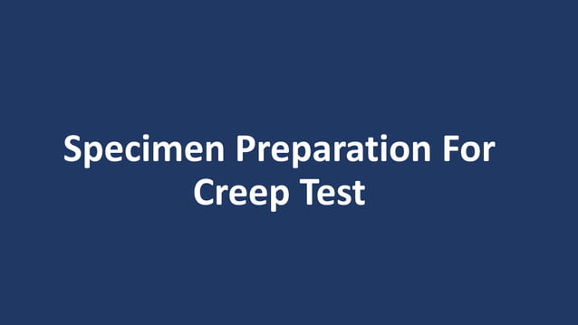 Creep Testing | PDF