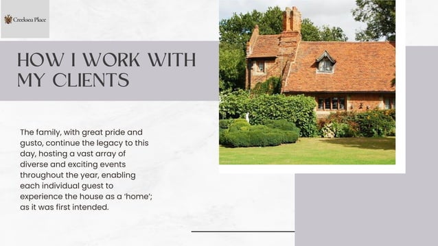 Creeksea Place Manor House Ppt